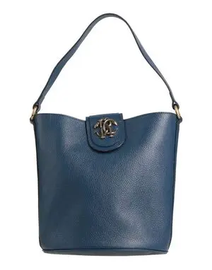 Roberto Cavalli Leather Bucket Bag - Slate Blue