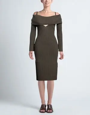 ANDREĀDAMO Midi Dress - Green