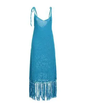 Alanui Knitted Maxi Dress With Fringe