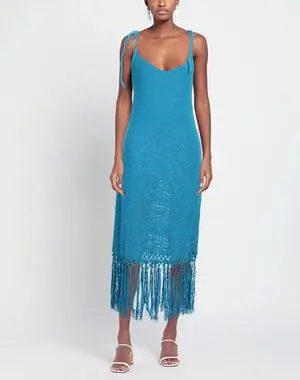 Alanui Knitted Maxi Dress With Fringe