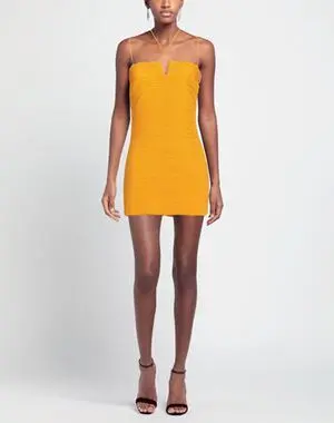 Patrizia Pepe Crepe Bodycon Mini Dress - Mandarin