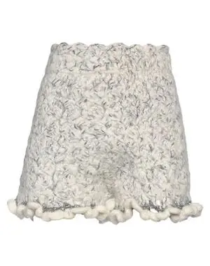 Dolce & Gabbana Knitted Two-tone Shorts - Ivory