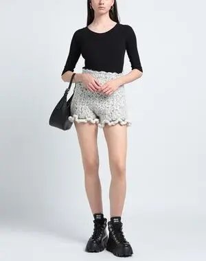 Dolce & Gabbana Knitted Two-tone Shorts - Ivory