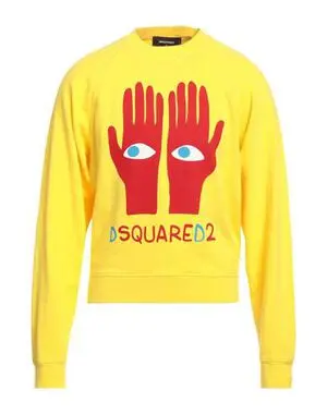Dsquared2 Cotton-elastane Sweatshirt - Yellow