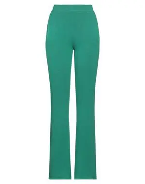 Alberta Ferretti Knitted Flared Pants Green