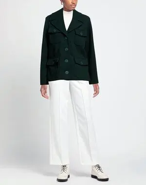 VIRNA DRÒ Plain Weave Blazer - Green
