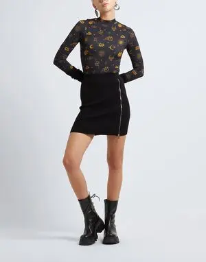 8 BY YOOX Leather Ankle Boots With String Detail And Block Heel - Black