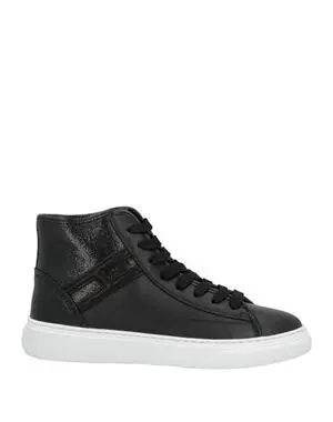 Women's Black High Top Sneakers
