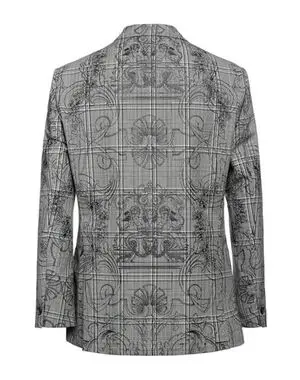 Versace Suit Jacket Size Virgin Wool, Cotton, Cupro