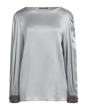 Alberta Ferretti Top Size Silk - Grey