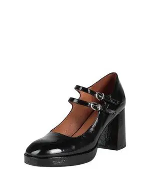 JONAK Soft Leather Pumps - Black