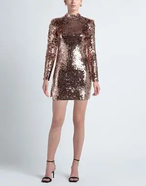 Elisabetta Franchi Mini Sequined Dress - Orange