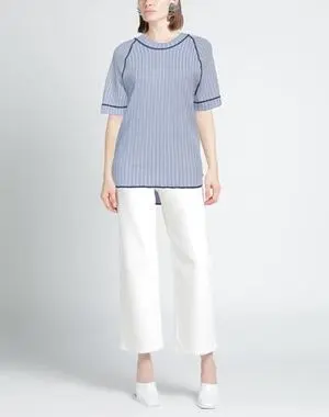 FERRAGAMO Striped Lightweight Knit Sweater