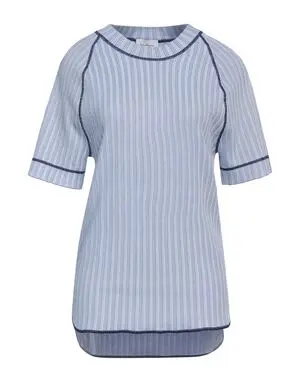 FERRAGAMO Striped Lightweight Knit Sweater