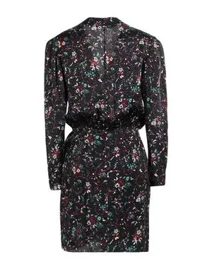 MARANT ETOILE Mini Dress Viscose Rayon Silk - Black