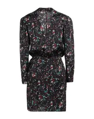 MARANT ETOILE Mini Dress Viscose Rayon Silk - Black