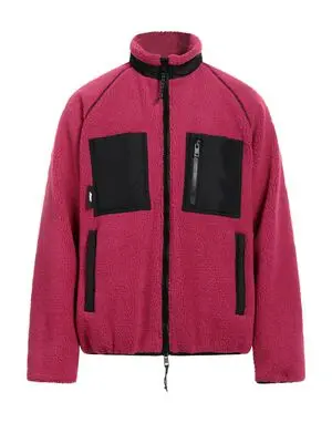 MSGM Jacket In Acrylic And Polyester - Pink