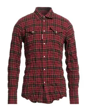 Dsquared2 Shirt Brick Size Cotton, Elastane
