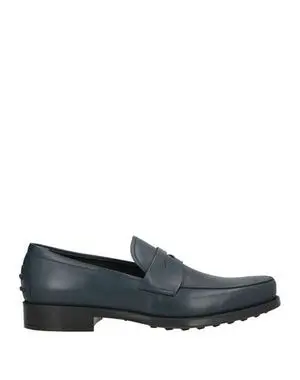 TOD'S Leather Loafers - Navy