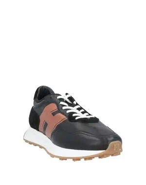 Hogan Leather Low-top Sneakers - Black