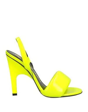 Attico Leather Ankle Strap Sandal