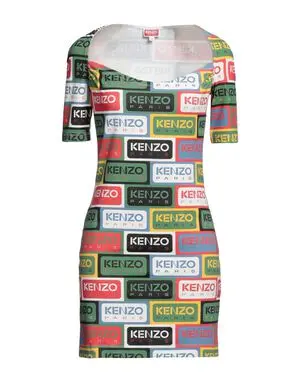 Kenzo Bodycon Mini Dress - Green