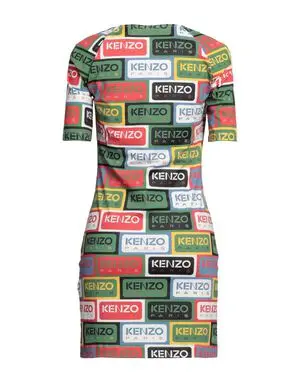 Kenzo Bodycon Mini Dress - Green