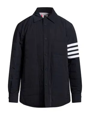 Thom Browne Quilted Shell Overshirt - Blue