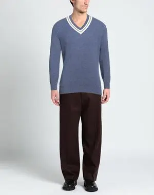 Brunello Cucinelli Sweater In Cashmere - Blue
