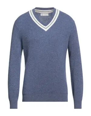 Brunello Cucinelli Sweater In Cashmere - Blue