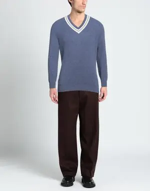 Brunello Cucinelli Sweater In Cashmere - Blue