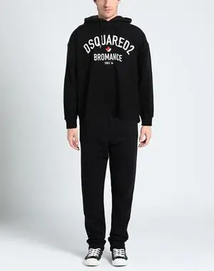 Dsquared2 Cotton Fleece Sweatshirt - Black