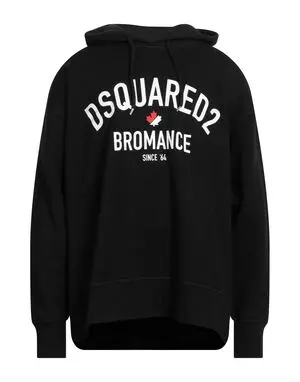 Dsquared2 Cotton Fleece Sweatshirt - Black