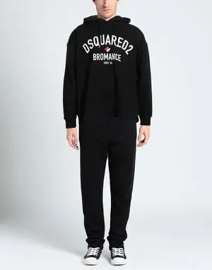 Dsquared2 Cotton Fleece Sweatshirt - Black