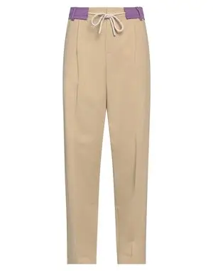 Palm Angels Regular Fit Trousers - Beige