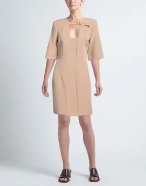 SIMONA CORSELLINI Mini Dress - Beige