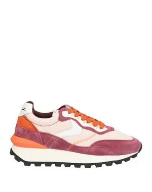 VOILE BLANCHE Sneakers In Leather And Textile Fibers - Garnet