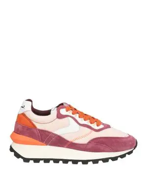 VOILE BLANCHE Sneakers In Leather And Textile Fibers - Garnet