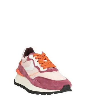 VOILE BLANCHE Sneakers In Leather And Textile Fibers - Red