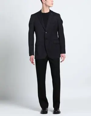 TOMBOLINI Blazer Charcoal Size Virgin Wool - Blue