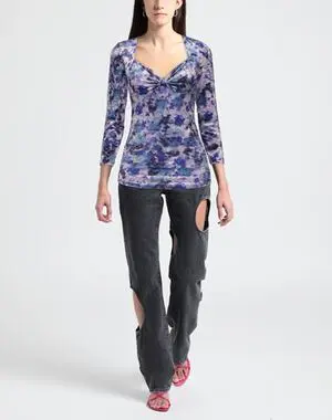 Isabel Marant Chenille Knit Top - Purple