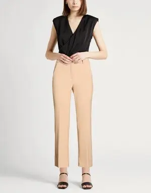 Peserico Pants Sand Size Polyester, Viscose, Cotton, Elastane - Beige
