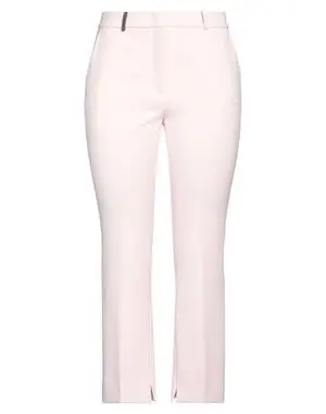 Peserico Woman Pants Sand Size 6 Polyester, Viscose, Cotton, Elastane Pink