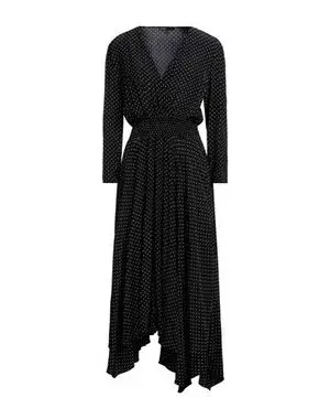 Maje Midi Viscose Dress - Black
