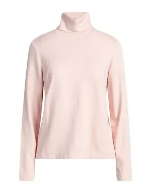 Majestic Filatures Viscose And Elastane Turtleneck Sweatshirt - Pink