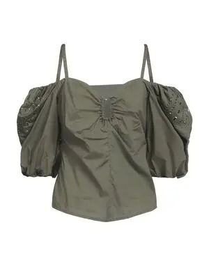 Pinko Appliquéd Poplin Top