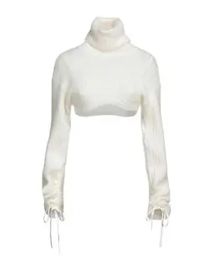 ANDREĀDAMO Turtleneck Knit Top - Ivory