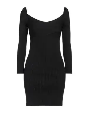 Pinko Mini Dress In Viscose And Polyamide - Black