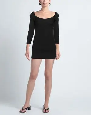 Pinko Mini Dress In Viscose And Polyamide - Black