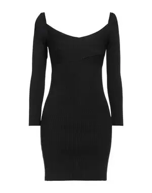 Pinko Mini Dress In Viscose And Polyamide - Black